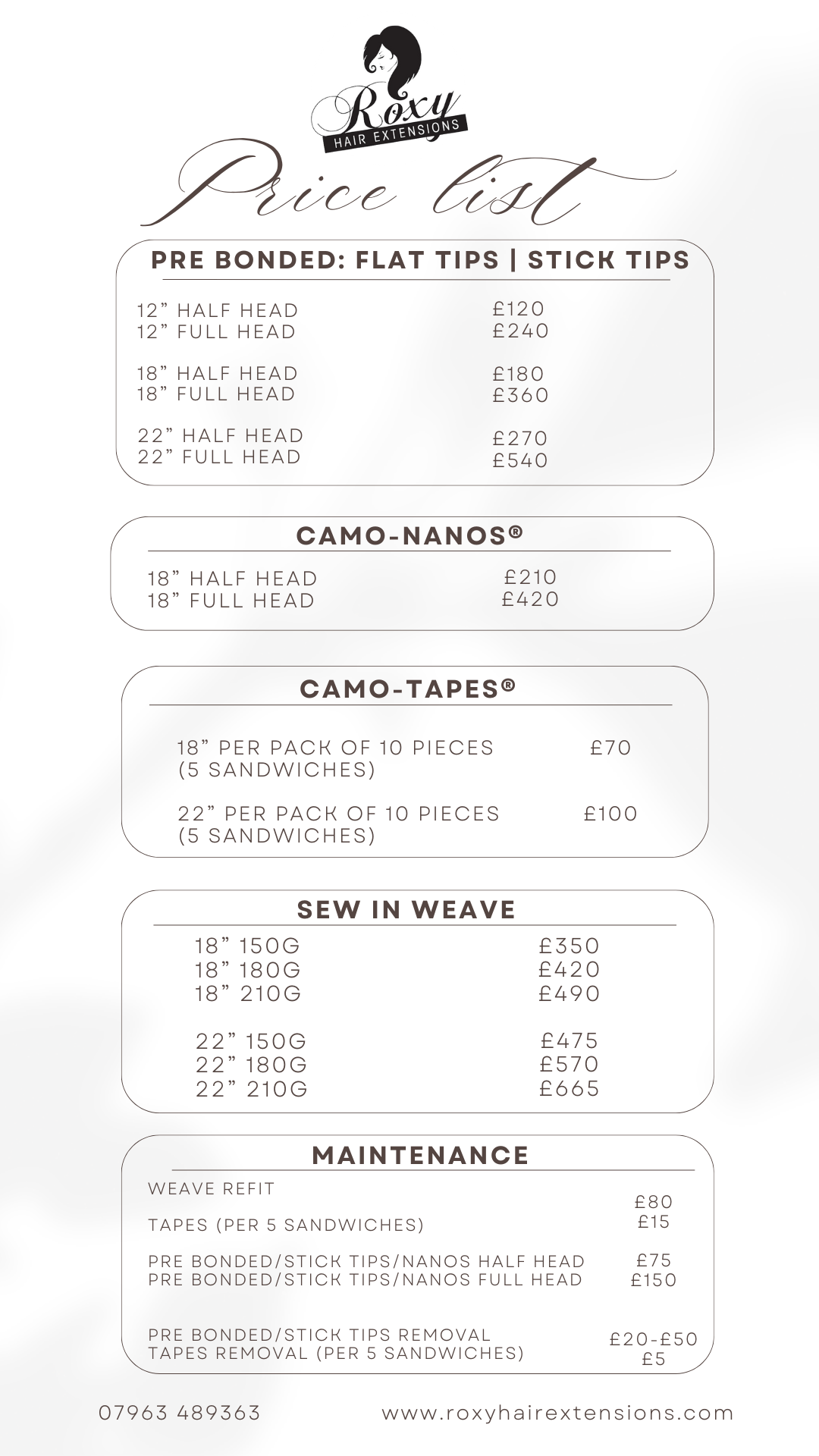 Hair Extensions Fittings & Maintenance - Roxy Hair Extensions